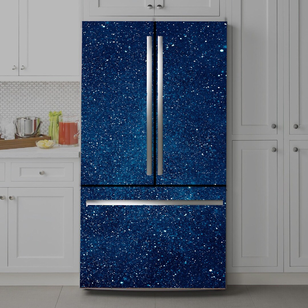 Fridge Vinyl Decal, Vintage Fridge Wrap, Marble Refrigerator Wrap ...