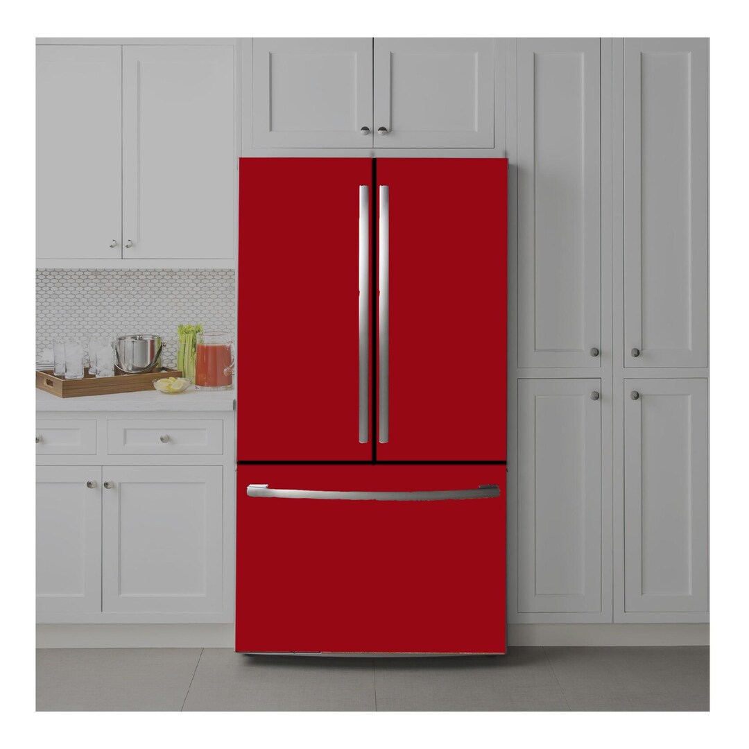 Fridge Wrap Refrigerator Vinyl Removable Side by Side Mini Fridge ...