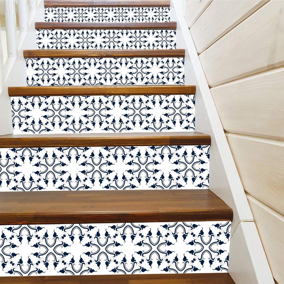 Stair Riser Decals | Vinyl Self Adhesive | Easy to Trim | Peel and ...