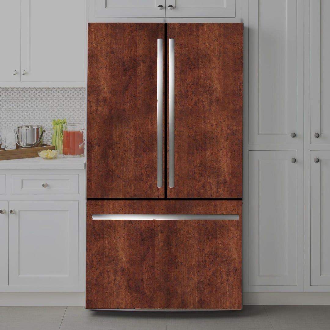Fridge Wrap Vinyl Peel and Stick Refrigerator Cover Custom Size - Etsy