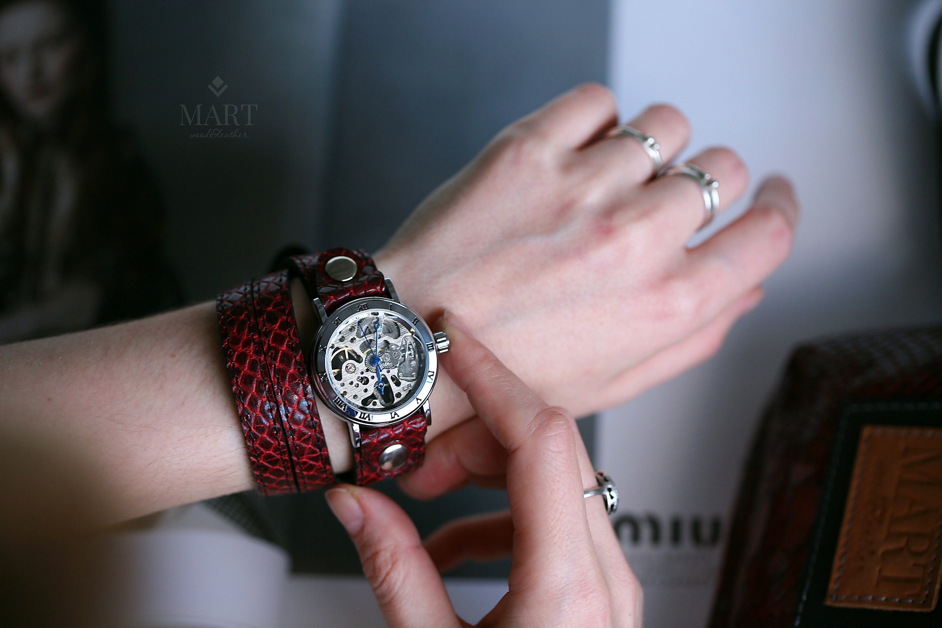Wrist Watch For Men On Arm