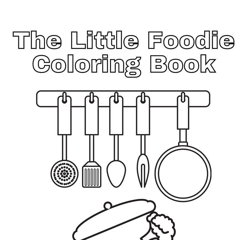 Food Coloring Book - Etsy