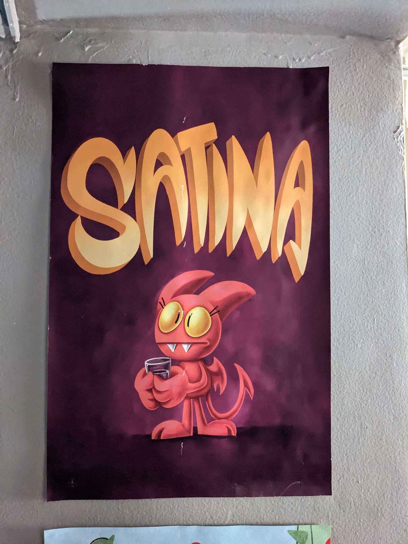 Satina Promotional Poster - Etsy