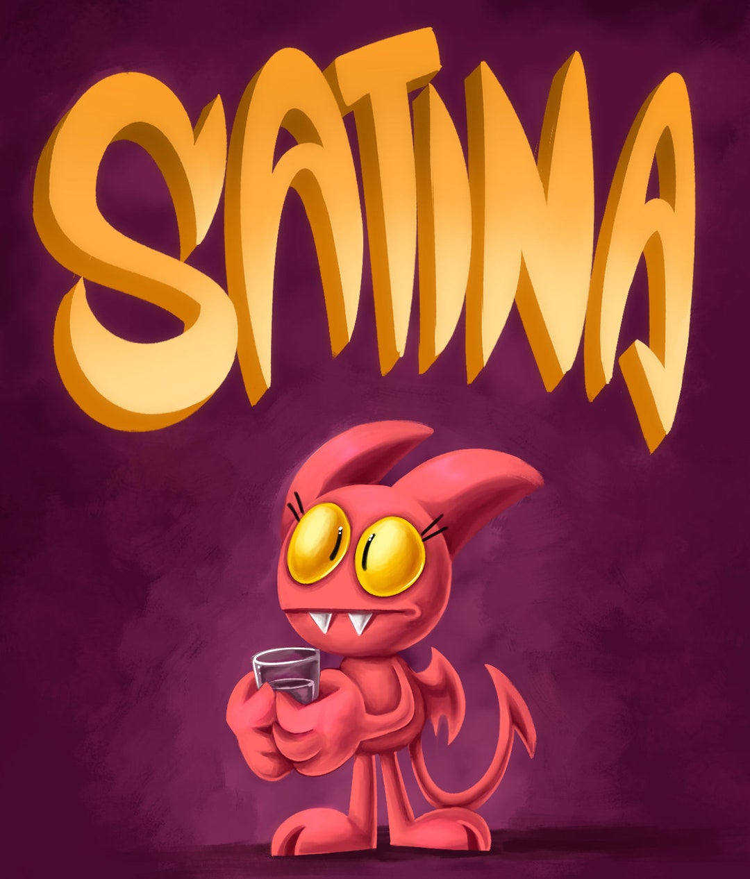Satina Promotional Poster - Etsy