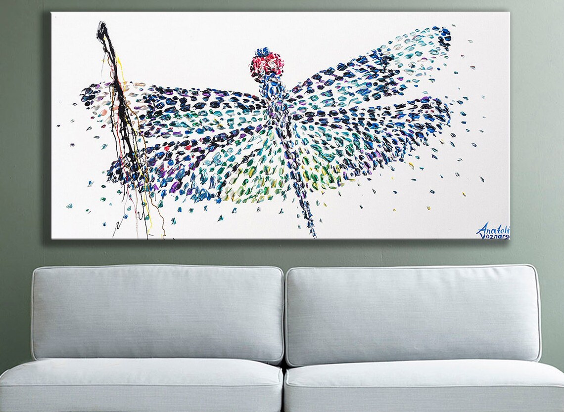 Dragonfly 48abstract Dragonfly Acrylic - Etsy