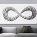 Infinity Symbol 48",beautiful Abstract Black White Painting on Canvas ...