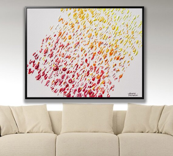 28 Abstract Paintingsun Energyoriginal Abstractthick - Etsy