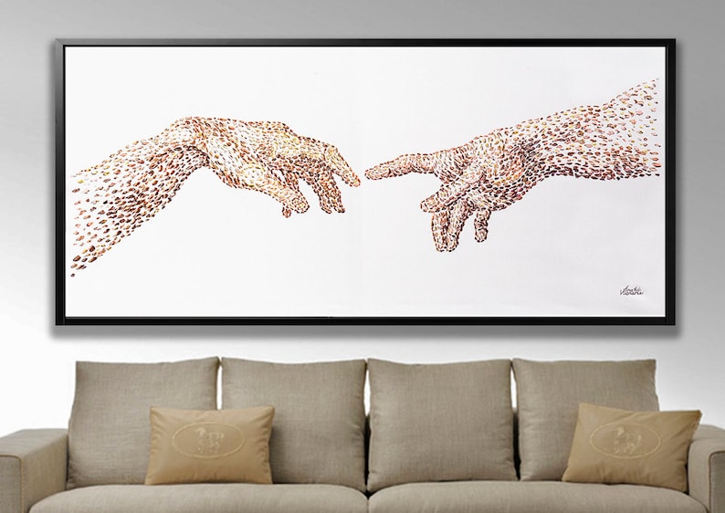 72 Hands of God and Adam Michelangelobiblical Art - Etsy