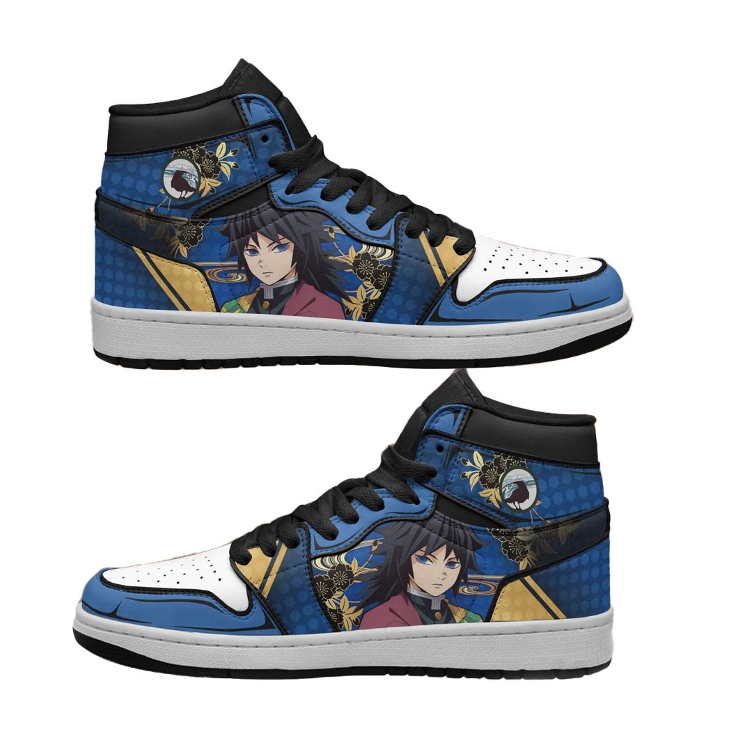 Giyu Tomioka Boot Sneakers Custom Anime Shoes - Etsy