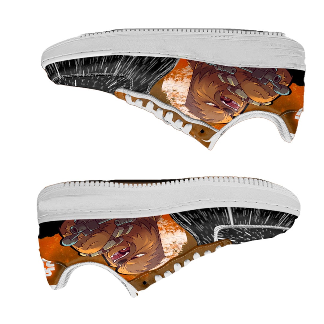 Chewbacca Af1s Sneakers Custom Shoes - Etsy