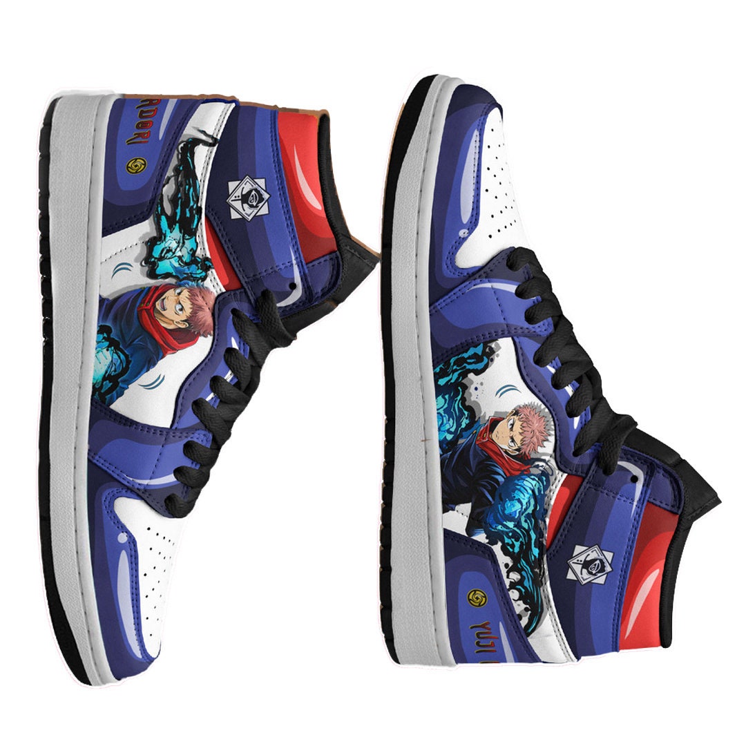 Yuji Itadori Sneakers Limited Edition Jjks Anime Shoes New Version - Etsy