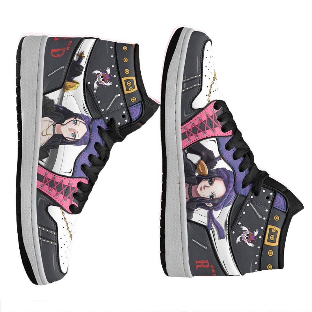 Nico Robin Sneakers Custom Red Anime Shoes - Etsy