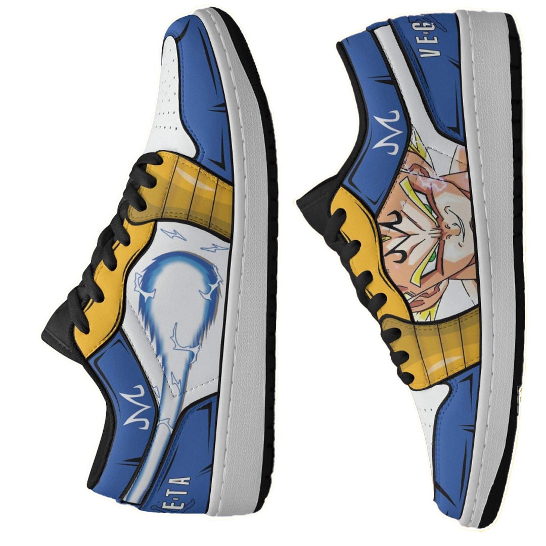 Majin Vegeta JD Low Top Sneakers Custom Anime Shoes - Etsy
