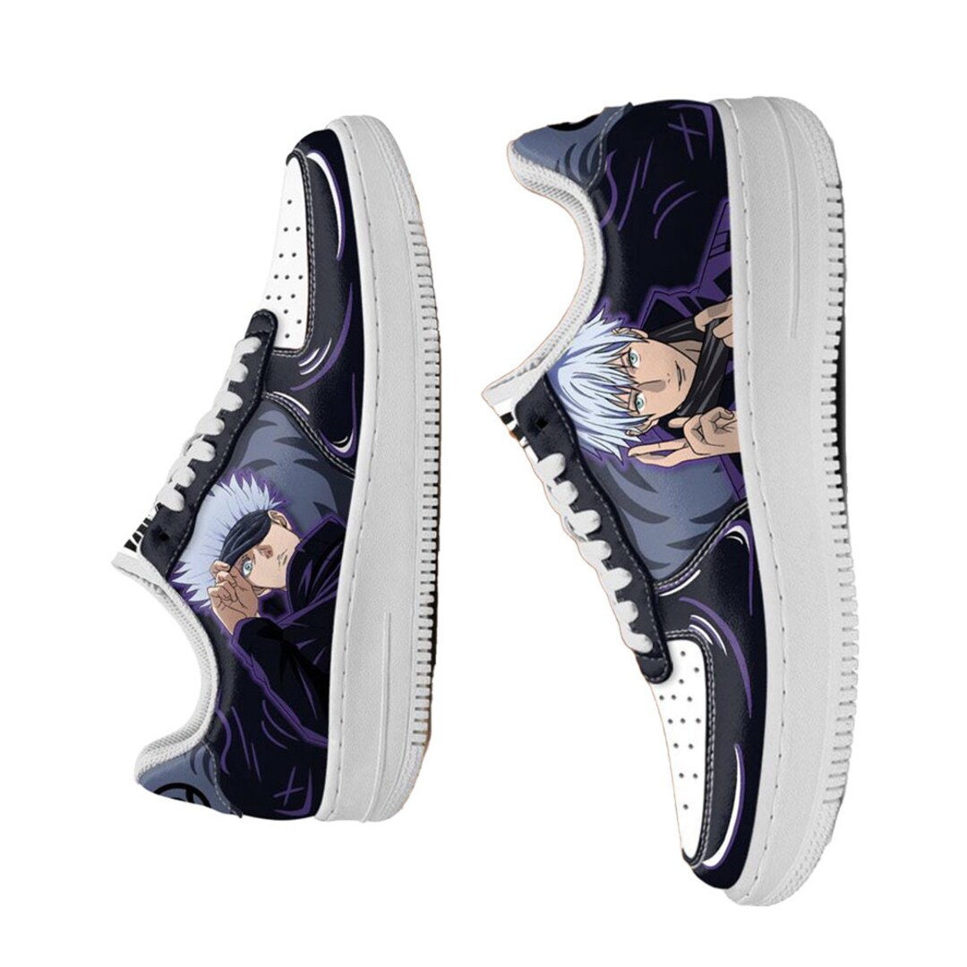 Satoru Gojo Sneakers Custom Anime Jujutsu Kaisen Shoes - Etsy