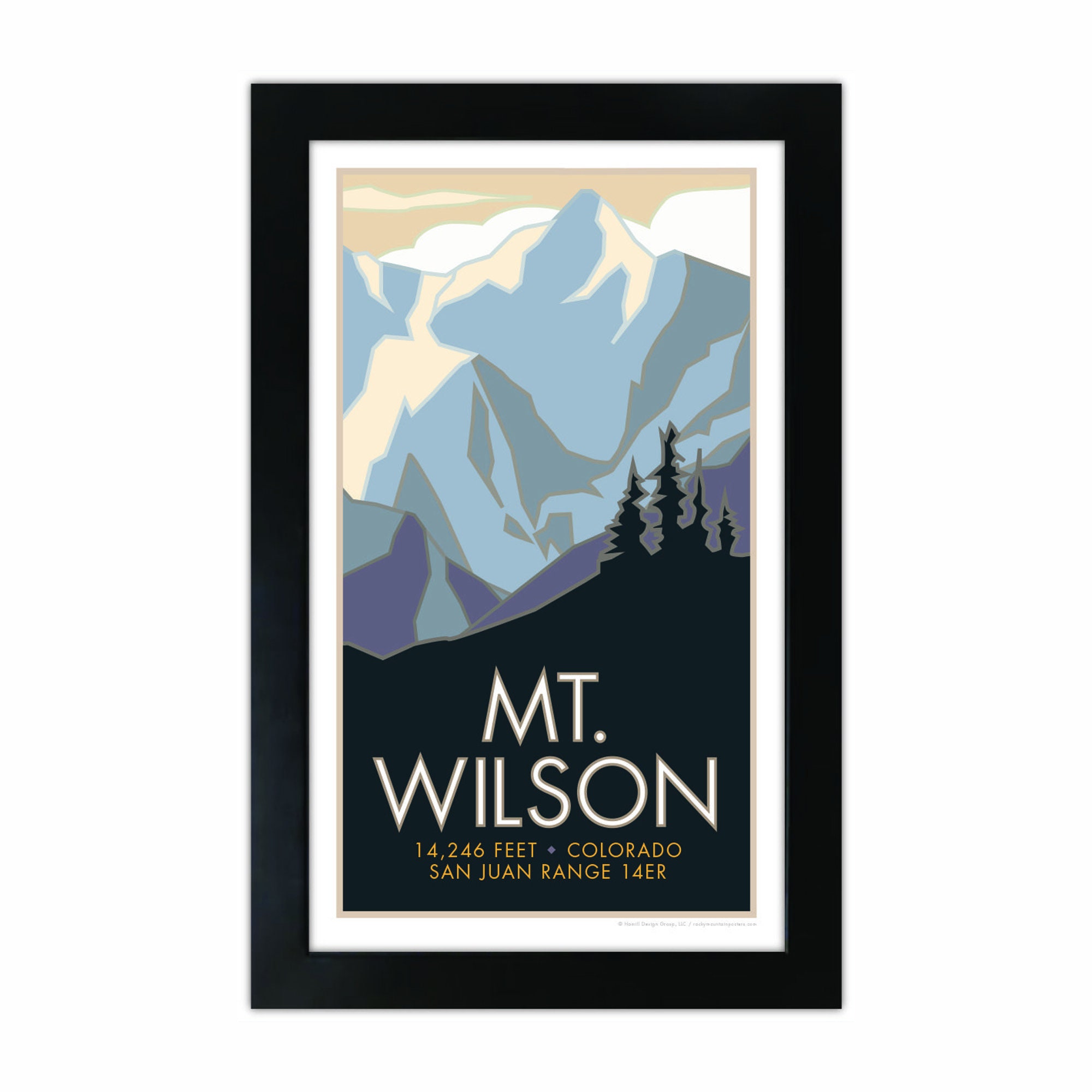 Mt. Wilson 14er Poster - Etsy