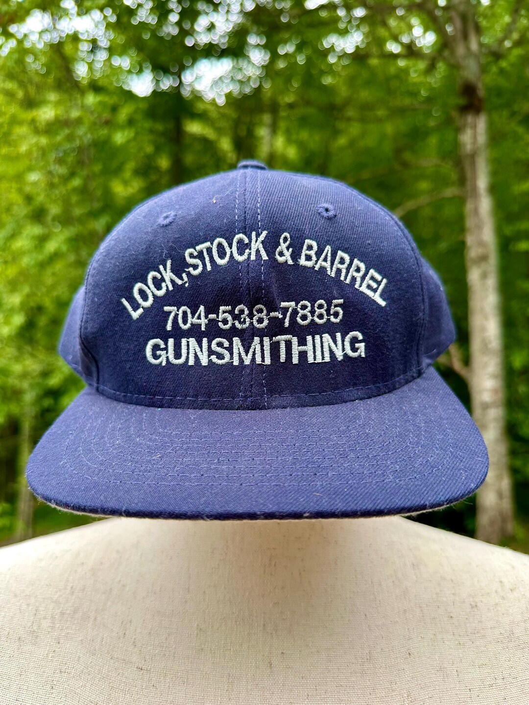 Vintage Lock Stock & Barrel Hat: 90s Embroidered Snapback Cap - Etsy