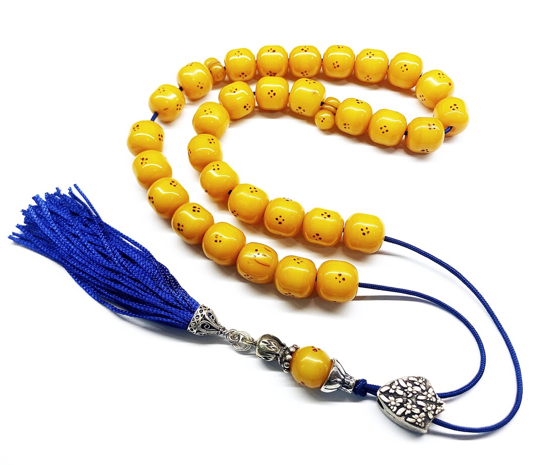 Old Bakelite Beads Rosary Greek Kompoloi Worry Beads 63 Grammars - Etsy