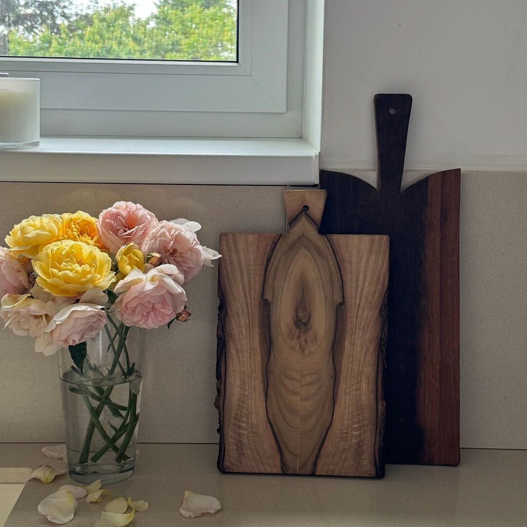 Handmade Old Oak Wood Breadboard: Rustic Farmhouse Charcuterie Board - Etsy