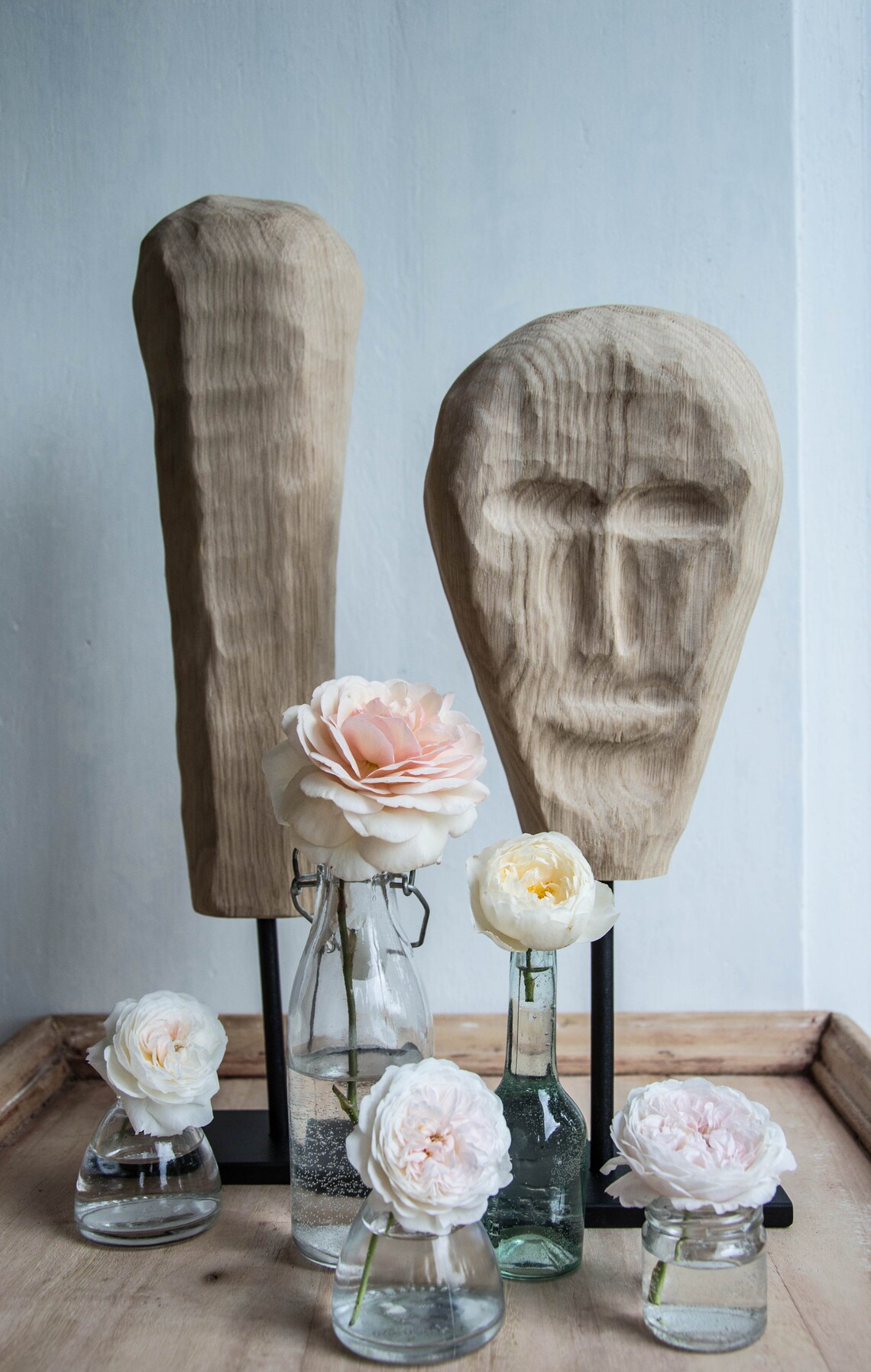 Handmade Wooden Sculpture Raw Solid Wood Decorations Nature - Etsy