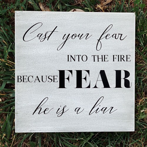 Fear is a Liar Lyric Art SVG/JPEG/PDF | Etsy