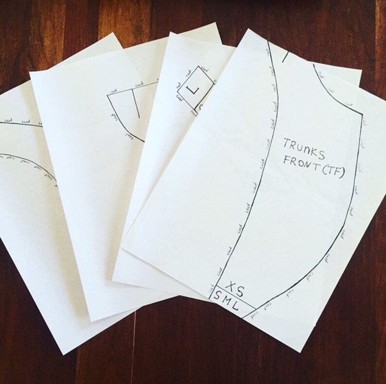 Men's Bodybuilding Posing Trunks Suit Pattern PDF, Instantly ...