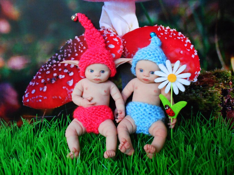 Solid silicone miniature Elf baby 115 cm | Etsy