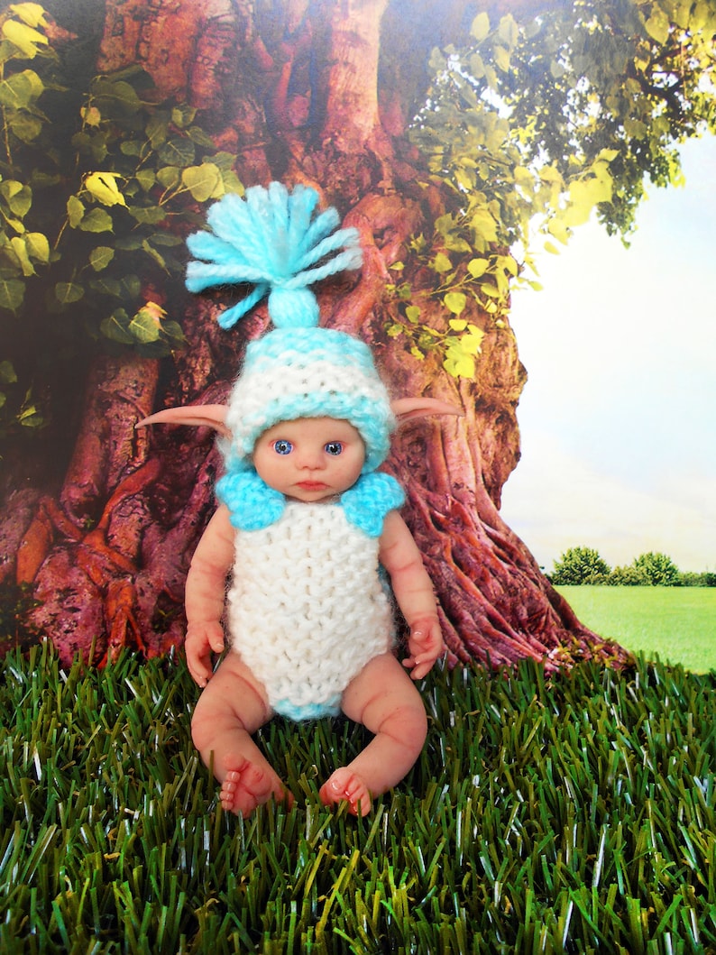 Solid silicone miniature Elf baby 115 cm | Etsy