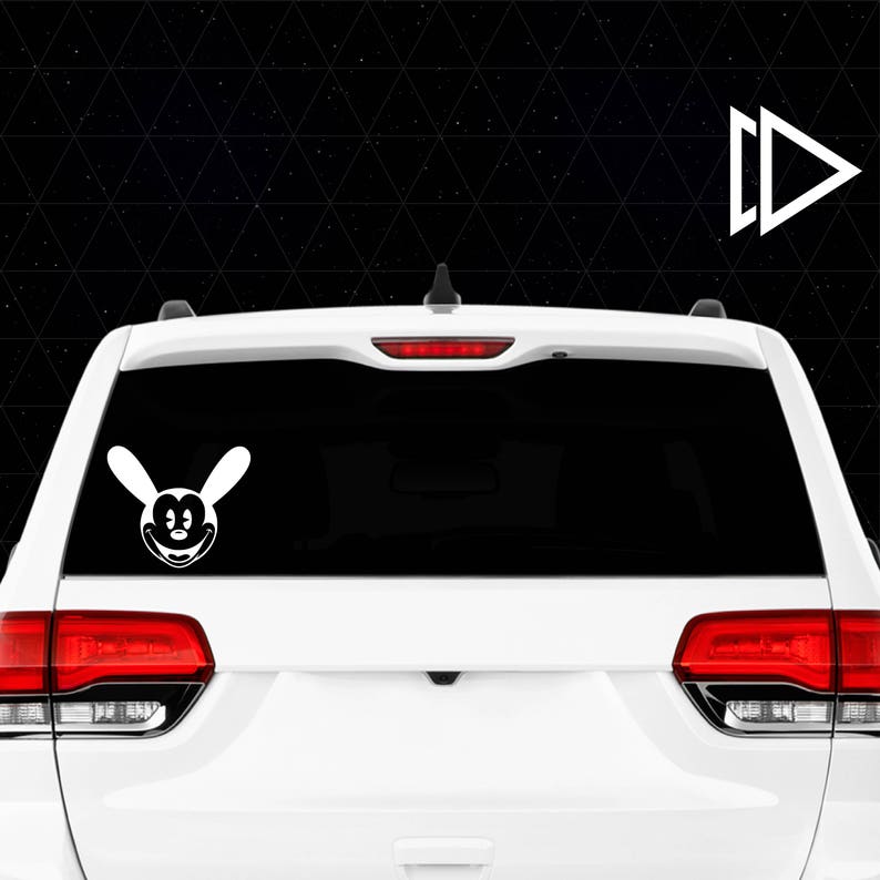 Oswald the Lucky Rabbit Face Decal - Etsy