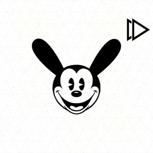 Oswald the Lucky Rabbit Face Decal - Etsy