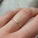Solid 9ct Recycled Gold Square Profile Stacking / Wedding Ring - Etsy UK