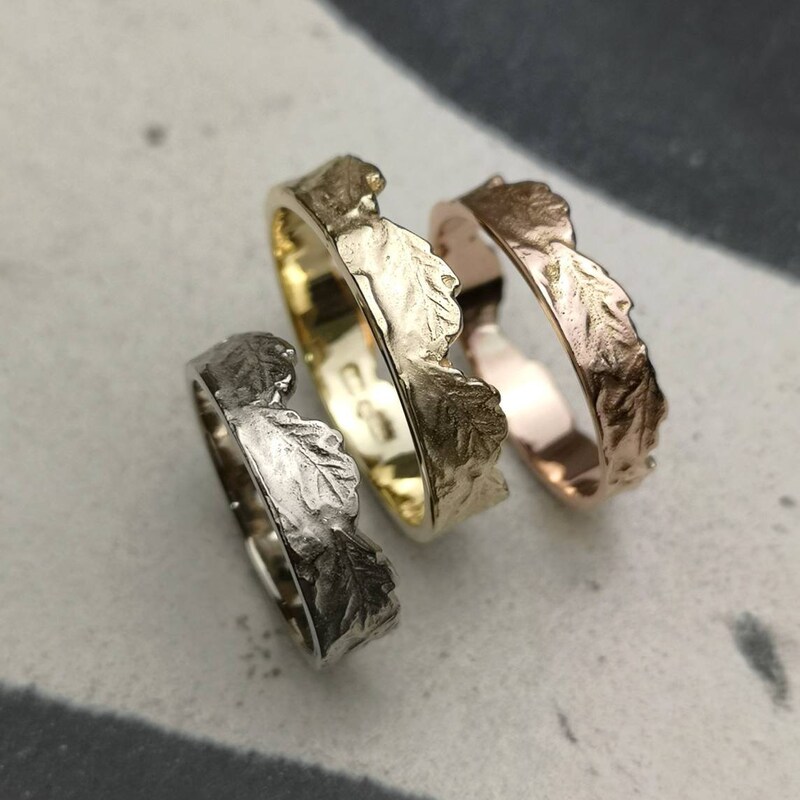 Oak Leaf Ring - Etsy