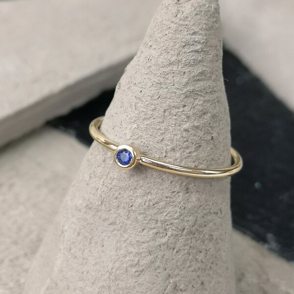 Sapphire Stack Ring - Etsy