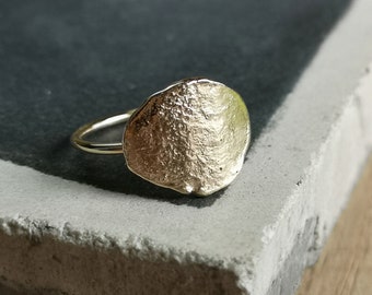 Organic Gold Ring - Etsy UK
