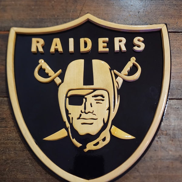 Raiders Wood Sign - Etsy