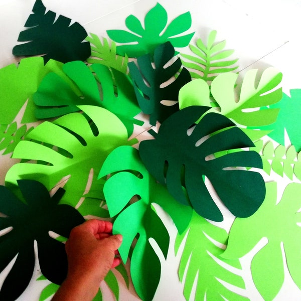 Large Paper Leaves - Etsy