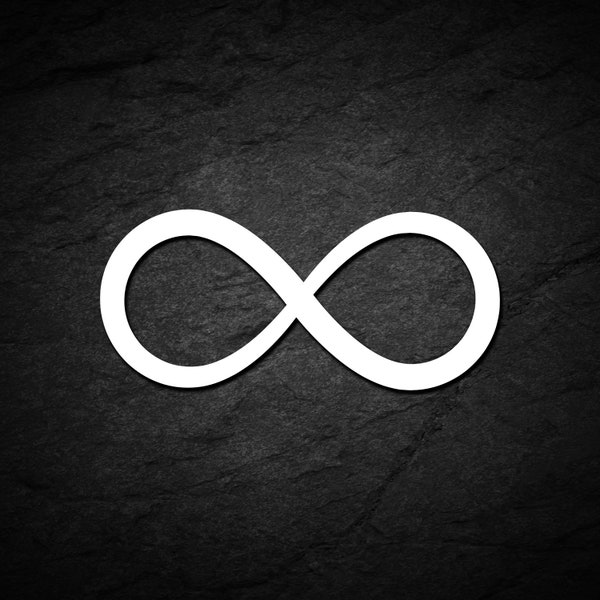Infinity Symbol Car Decal - Etsy