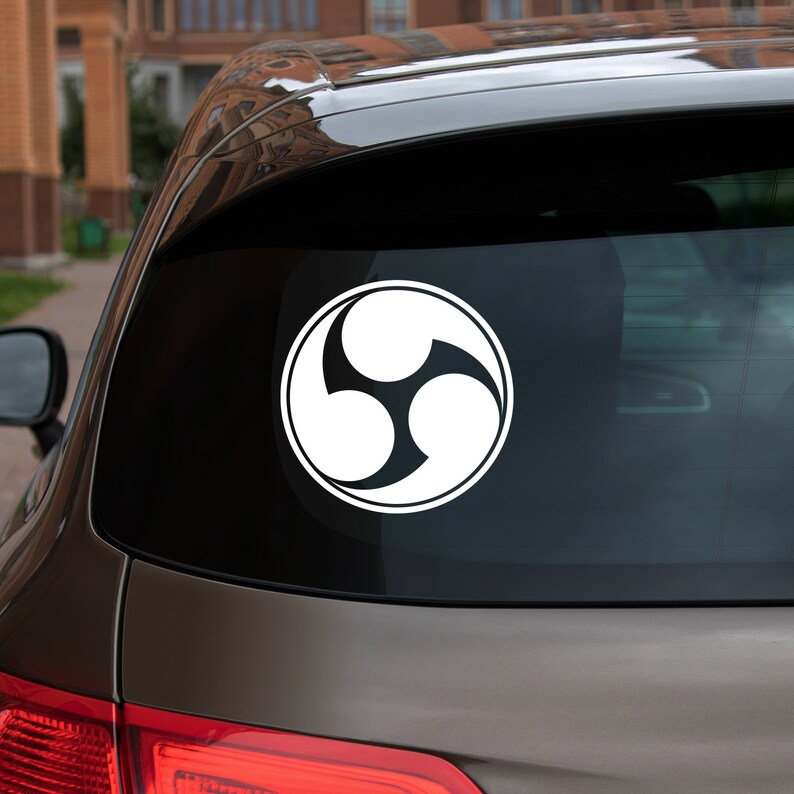 Mitsu Tomoe Decal Sticker | Sacred Shinto Symbol | Premium Quality ...