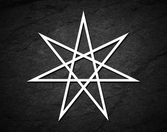 Septagram Decal - Etsy