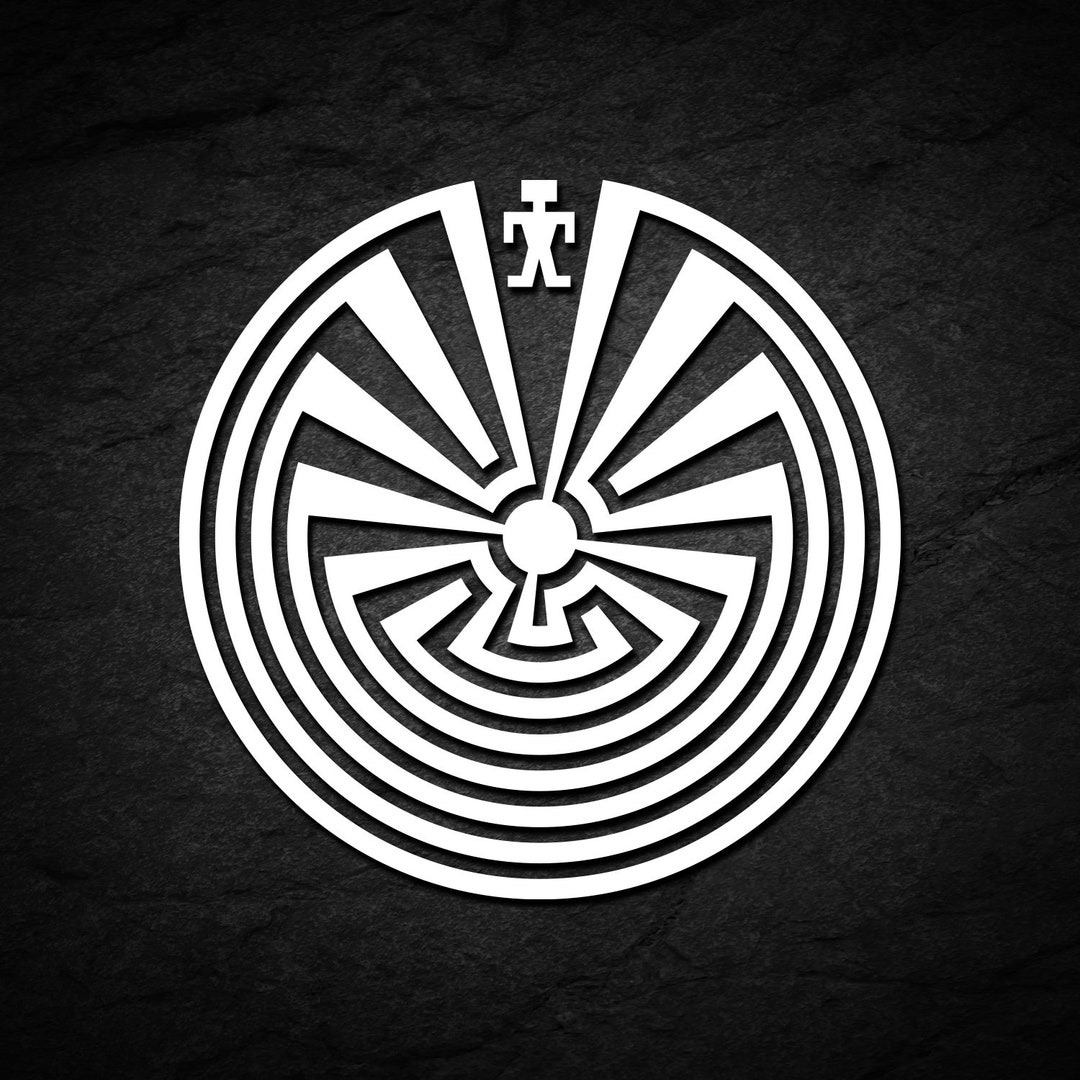 I'itoi / Man in the Maze Decal Sticker | Sacred O'odham Symbol ...
