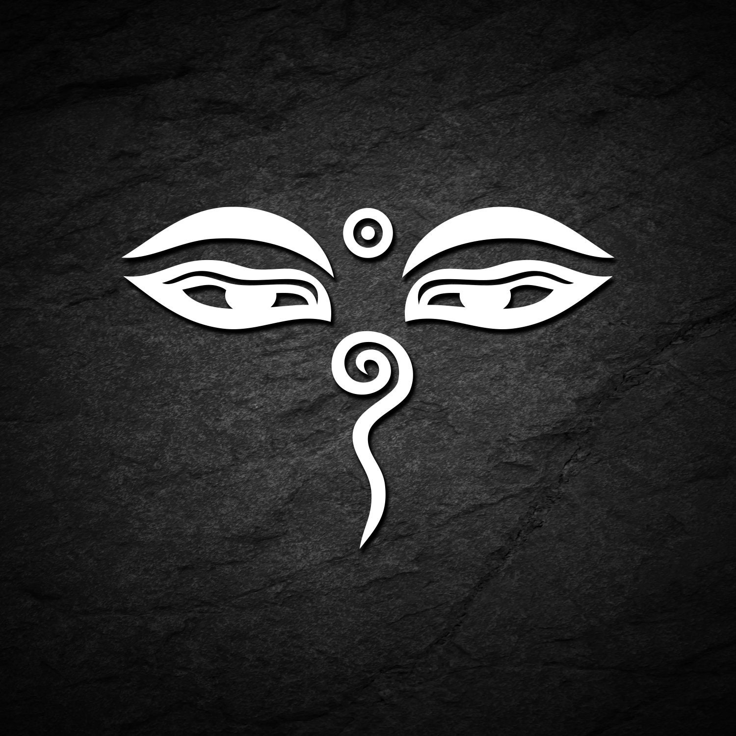 Wisdom Eyes / Buddha Eyes Decal Sticker Sacred Buddhist - Etsy