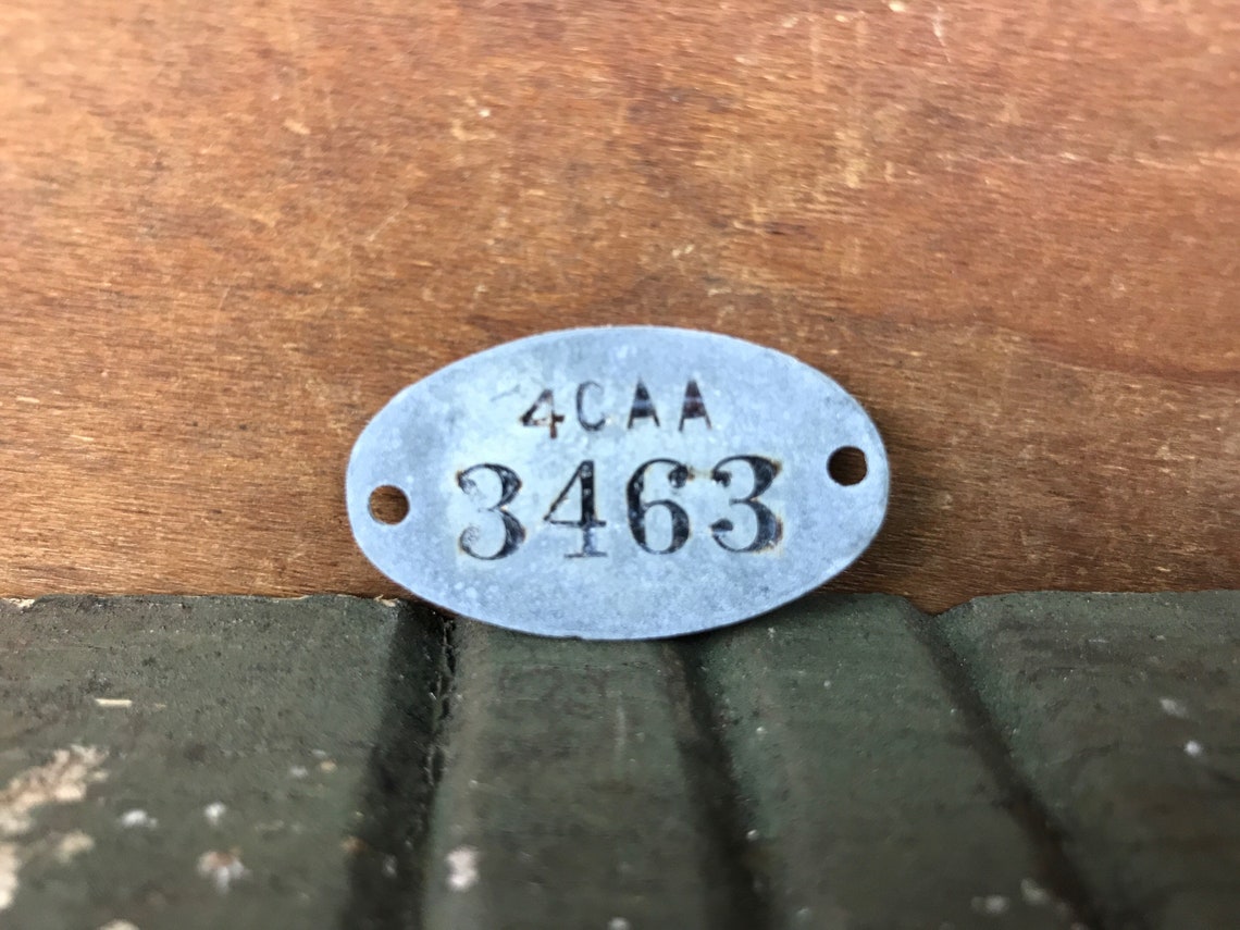 Vintage Metal Locker Numbers | Etsy