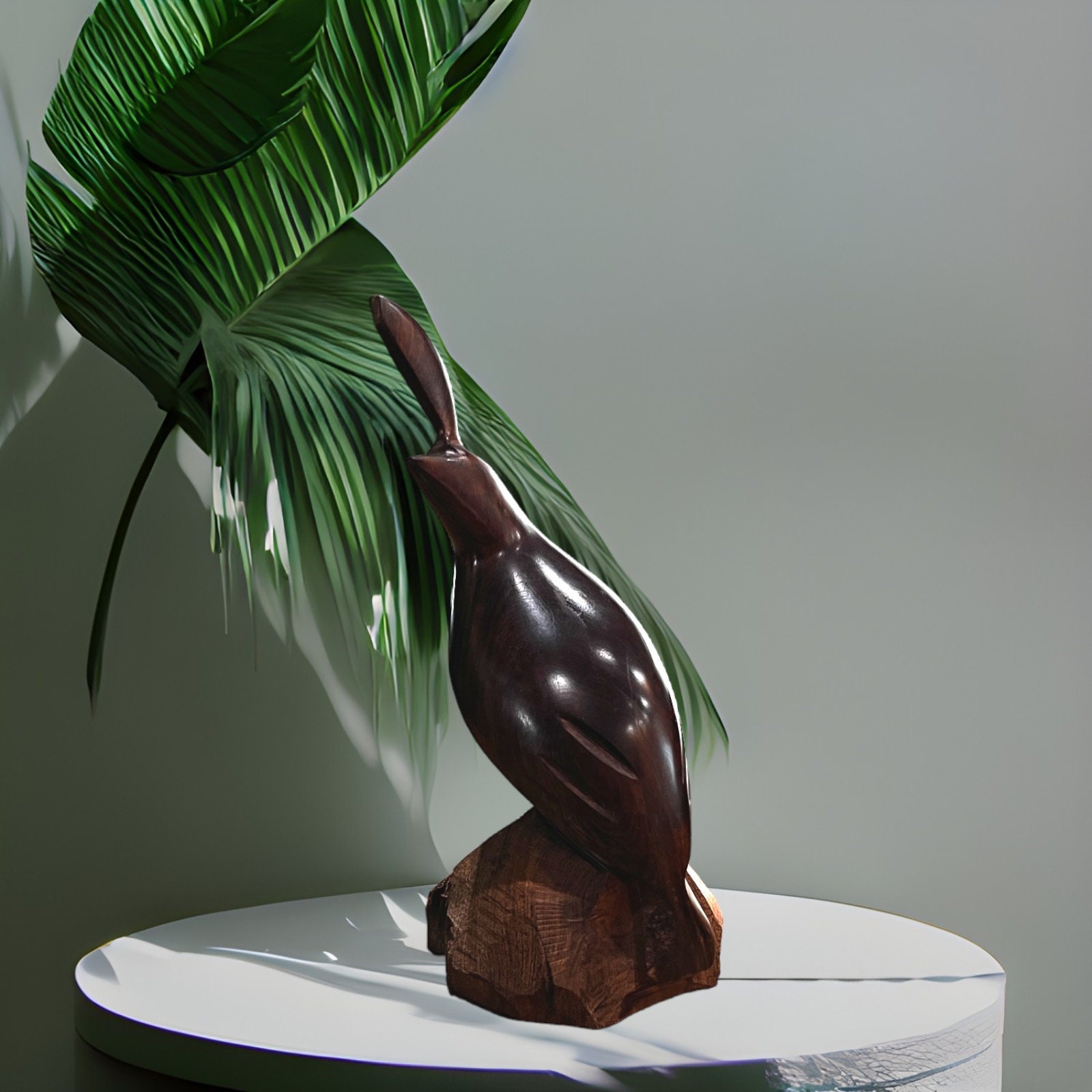 Hand Carved Ironwood Quail Bird Statue Vintage Figurine Folk - Etsy