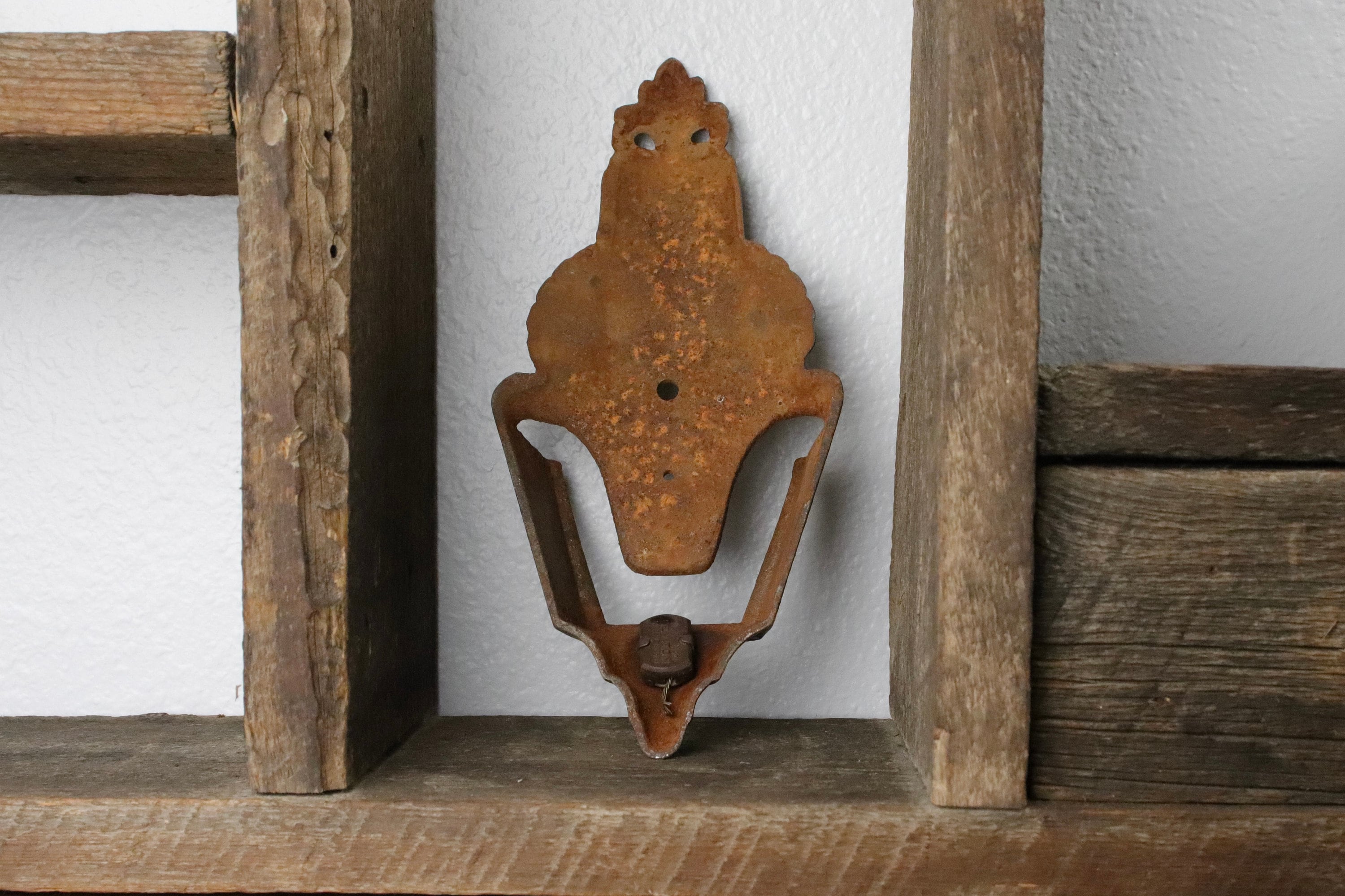 Antique Victorian Iron Fleur-de-lis Door Knocker Holder - Etsy