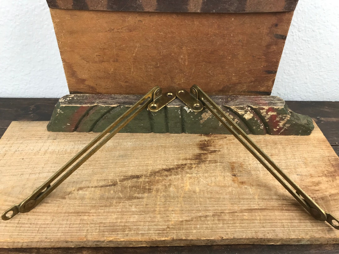 Brass Tone Friction Lid Supports/stays for Trunks Vintage Hardware - Etsy