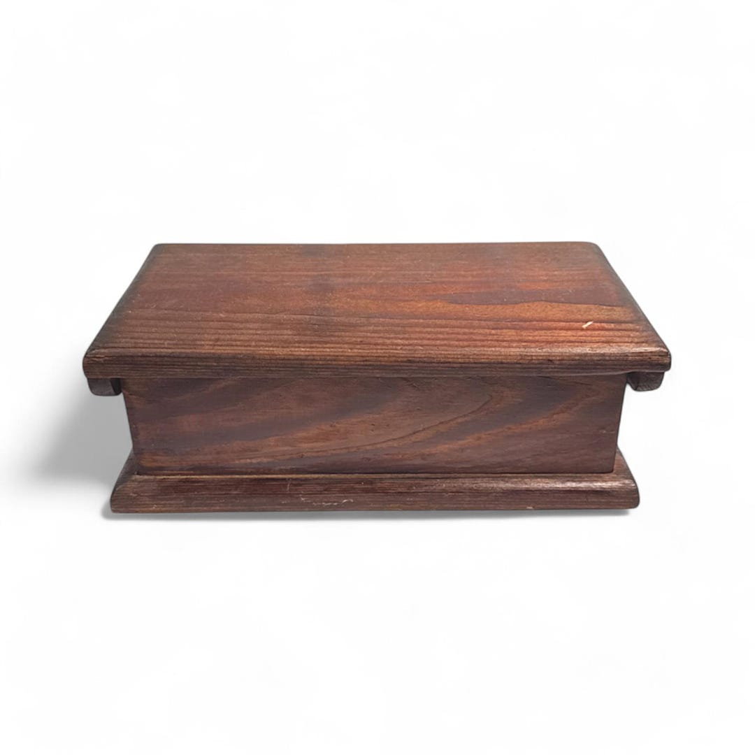 Handmade Wooden Box With Dowel Hinges and Dove Tail Box Joint Hardwood ...