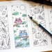 Zentangle Digital Bookmarks / Lesezeichen AUTUMN / printable PDF & JPG ...