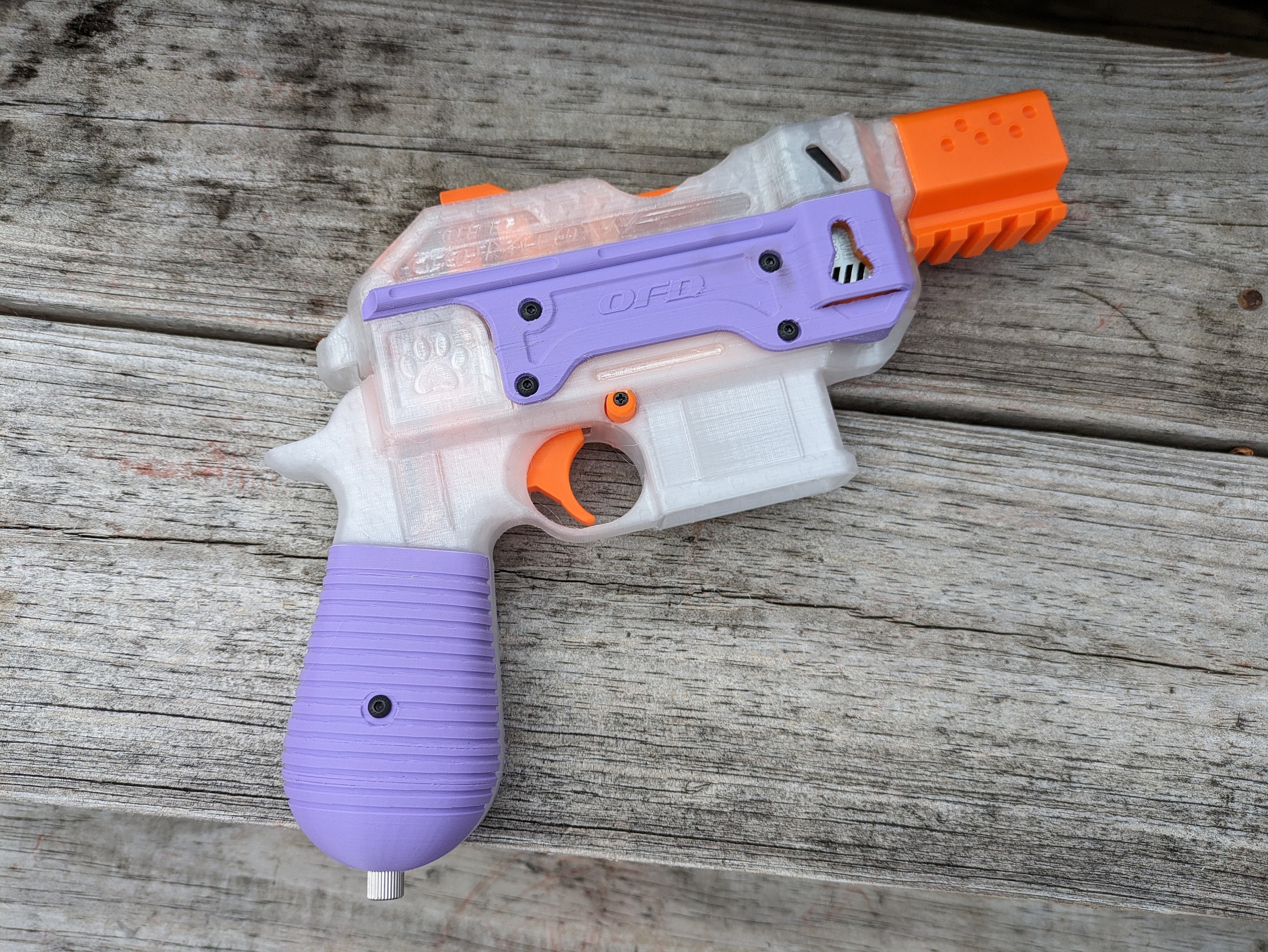 OFD Meowser Flycore Nerf Blaster Pistol - Etsy