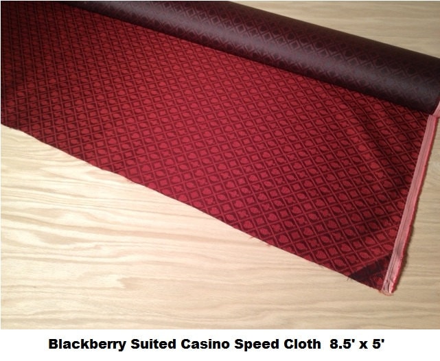 Blackberry Suited Casino Speed Cloth 8.5' X 5' - Waterproof - Build ...