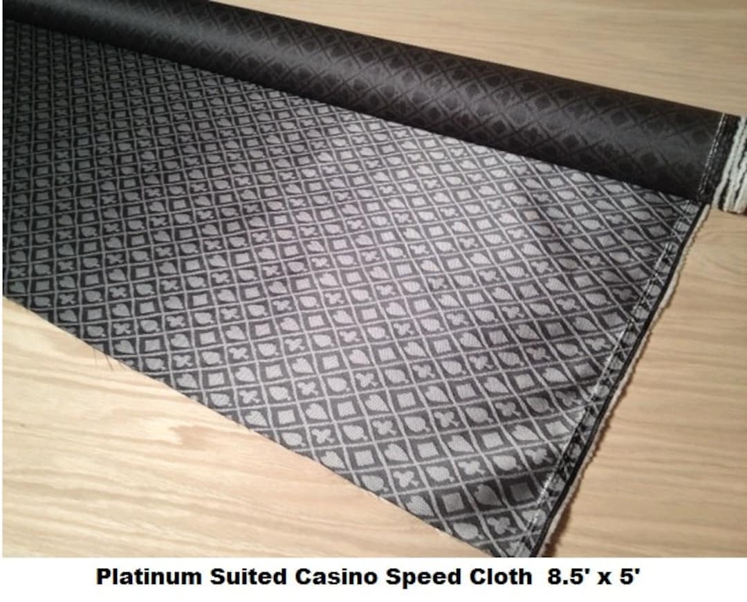 Platinum Suited Casino Speed Cloth 8.5' X 5' - Waterproof - Build Your ...
