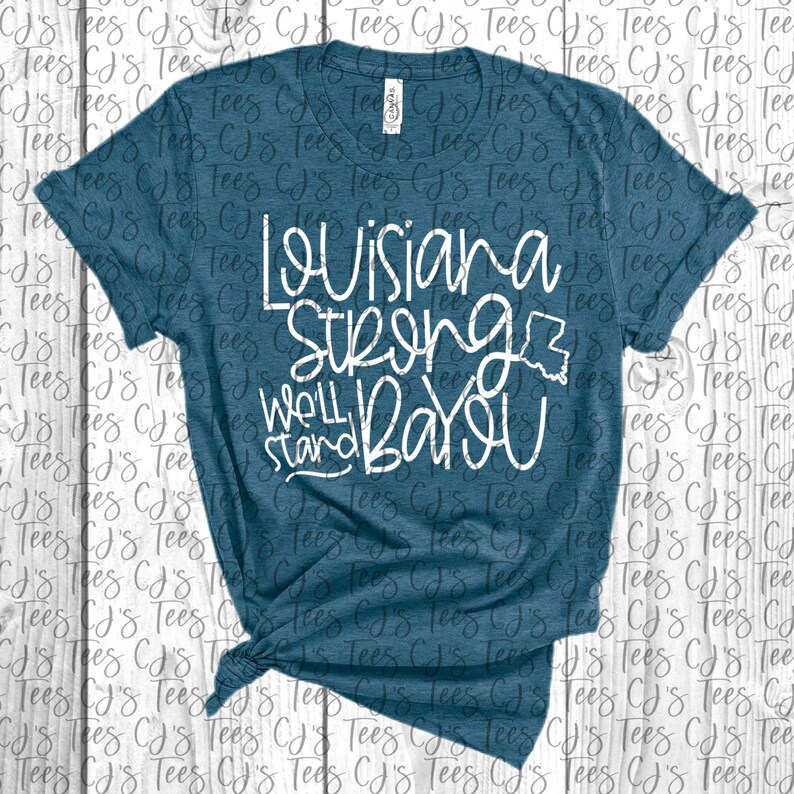 Louisiana Strong Tee, Louisiana Bayou T-shirt - Etsy